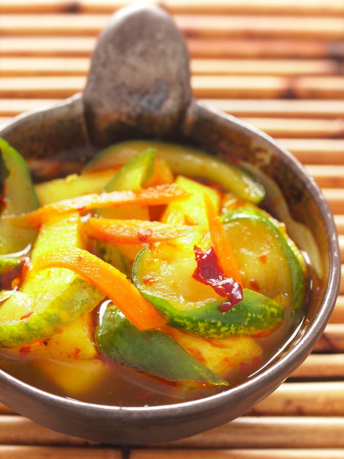 Indian Pickled Vegetables Achar Stock Photo - Image of spicy ...