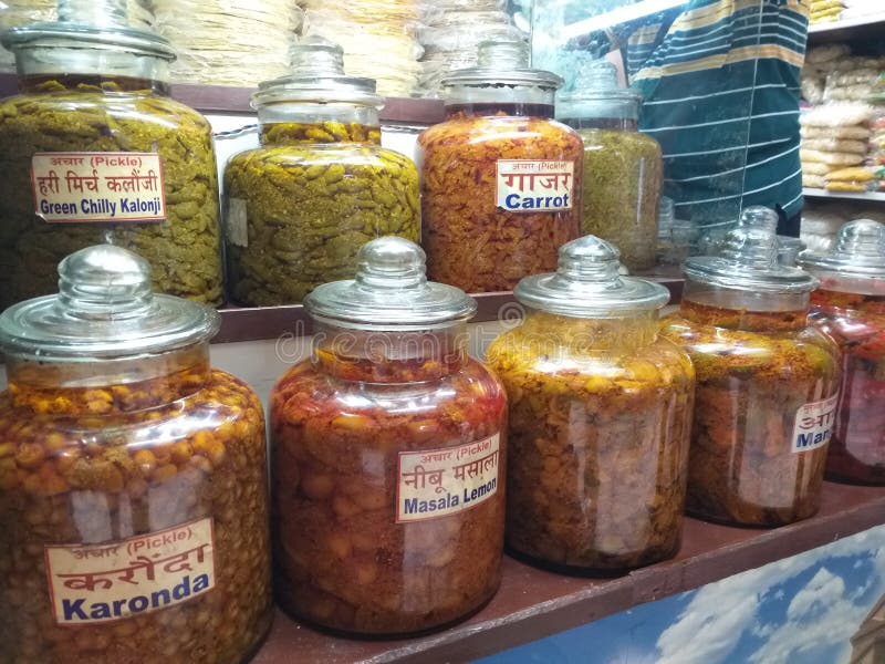 Indian Pickles stock photo. Image of masala, curry, macro - 13904230