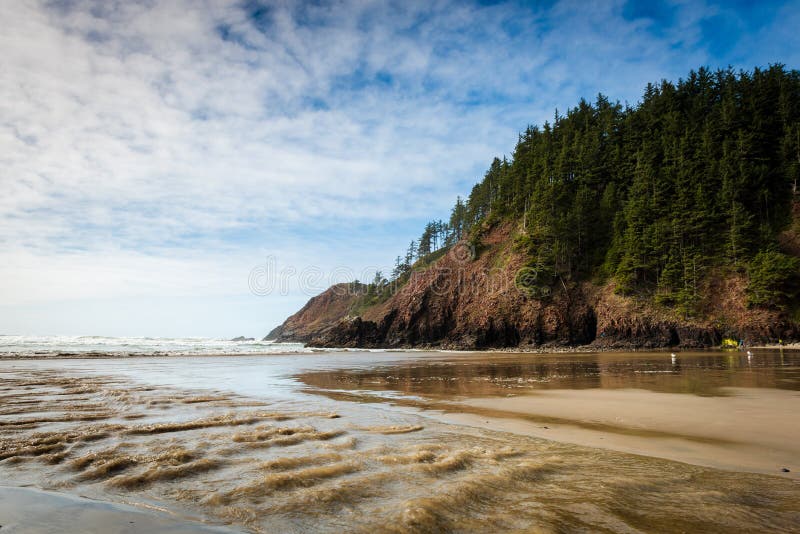 Indian Point View from the Beach Stock Photo - Image of scenic, ocean ...
