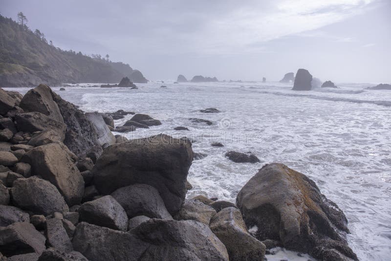 Indian point coast stock photo. Image of beach, material - 198361610