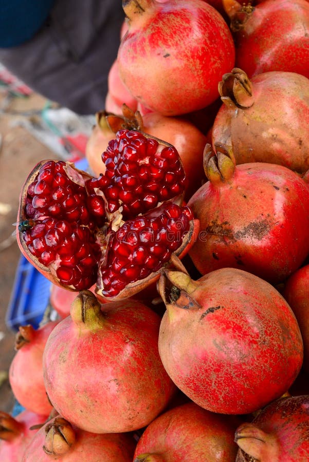 Indian pomegranate stock image. Image of price, seed - 33019877