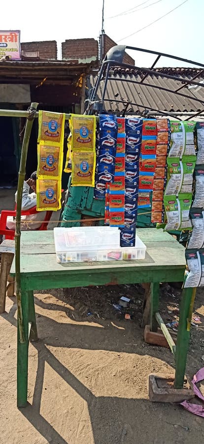 Poor Shop in Sri Lanka with Limited Stock. Small Assortment Editorial ...