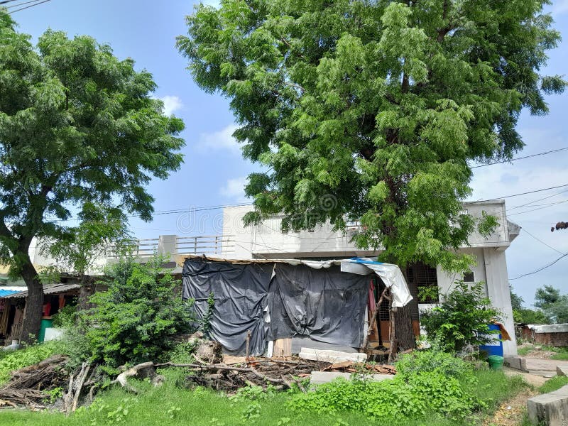 Poor Village Wallpaper Full Screen Stock Photo - Image of jhopadi ...