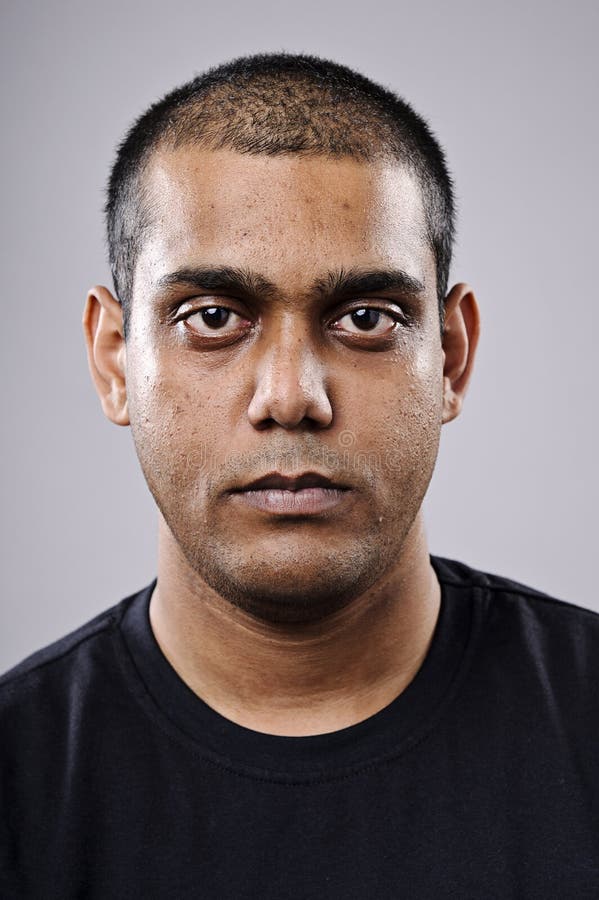 Real Normal Person Portrait Stock Image - Image of headshot, beard ...