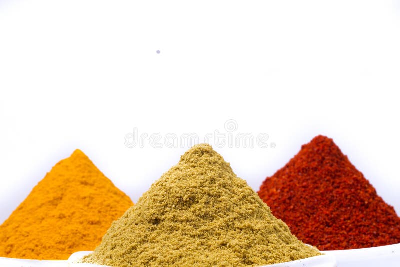 Indian powder isolated. stock photo. Image of cuisine - 126196368