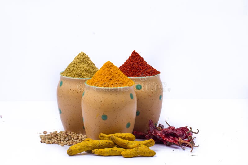 Indian powder isolated. stock photo. Image of chili - 126197334