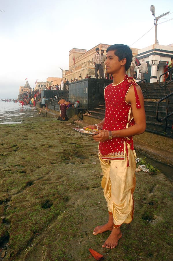 Indian Priest editorial photo. Image of tourism, water - 25220696