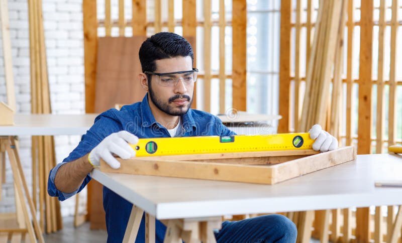 Indian Professional Bearded Male Engineer Architect Foreman Labor ...