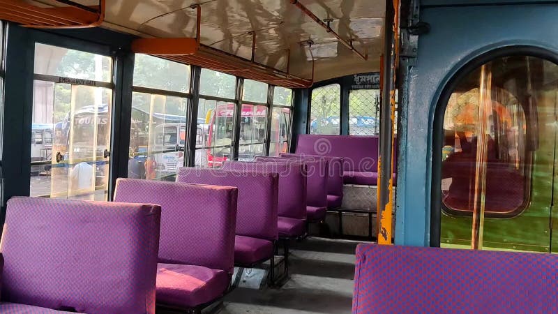 Indian Public Bus Experience City Tour, Interior View of Public Bus ...