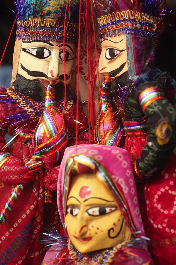Indian puppets stock photo. Image of souvenir, handmade - 14198514