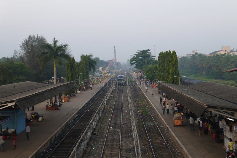 Indian railroad editorial image. Image of asia, station - 80974890