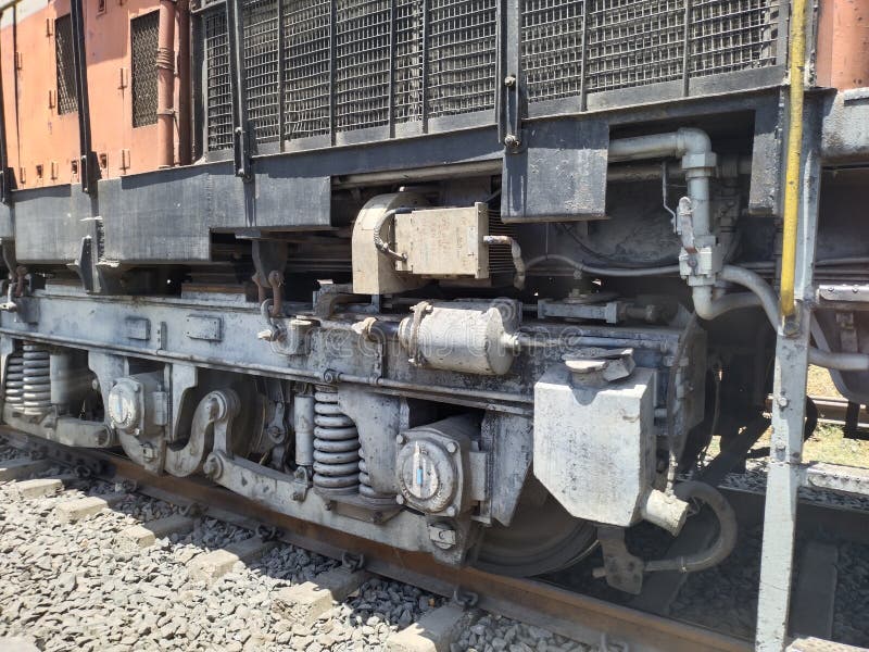 Indian railway engine stock image. Image of railway - 218815941