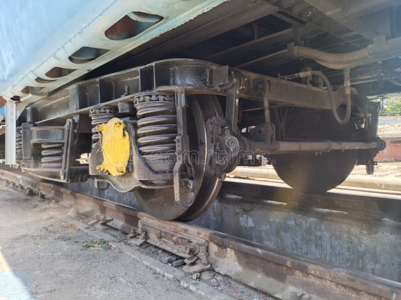 Indian railway engine stock image. Image of wheel, railway - 218816723