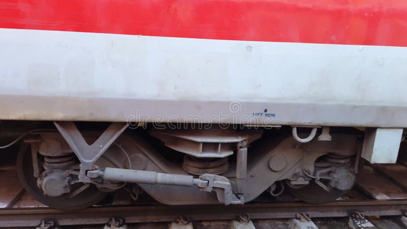 Passenger Train Running on Track Crossing Each Other from Opposite ...