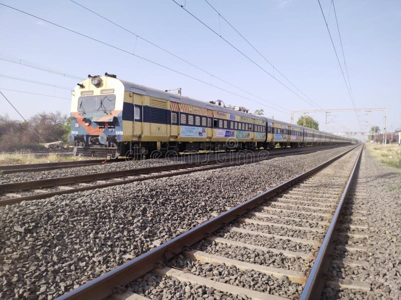 Indian railway station editorial stock photo. Image of transport ...