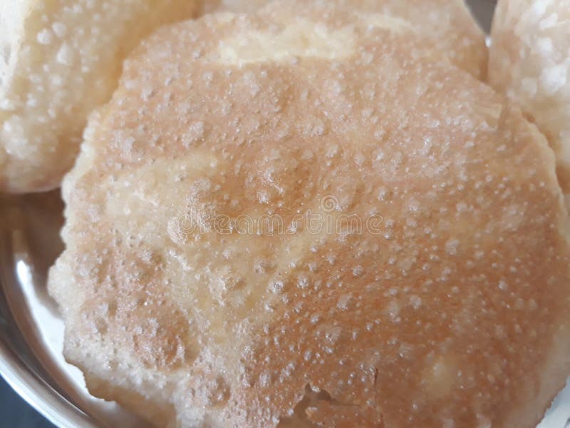Poori stock photo. Image of breakfast, wheat, food, recipe - 117486380