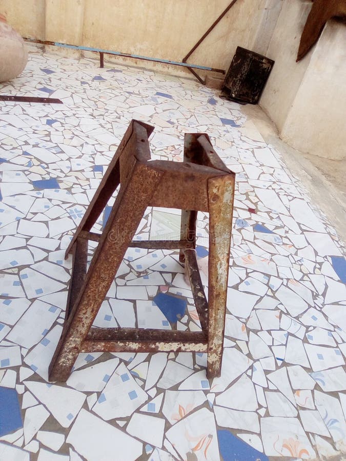 Indian Rest Chair from Oldest Chair Stock Photo - Image of village ...