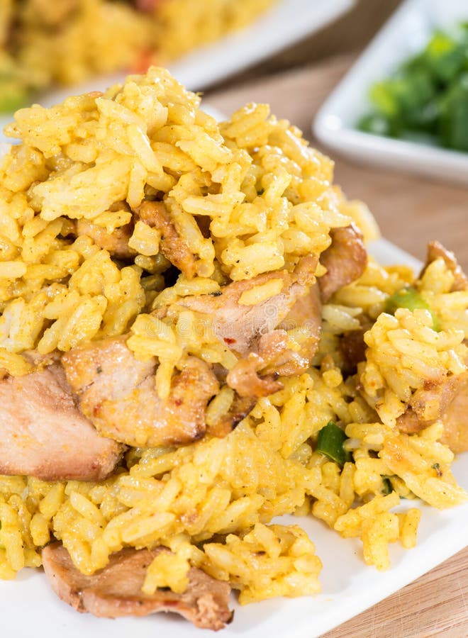 Indian Rice with Curry stock photo. Image of rice, basmati - 34428008