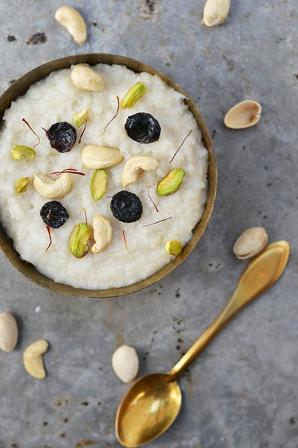 Indian rice pudding stock photo. Image of cream, food - 30472002