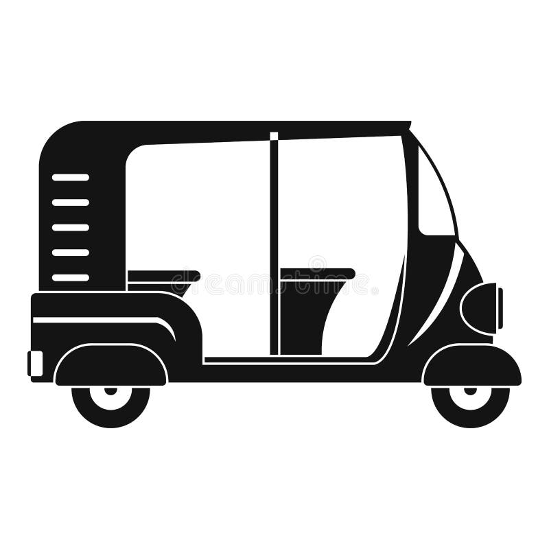 Indian rickshaw stock vector. Illustration of courier - 30377693