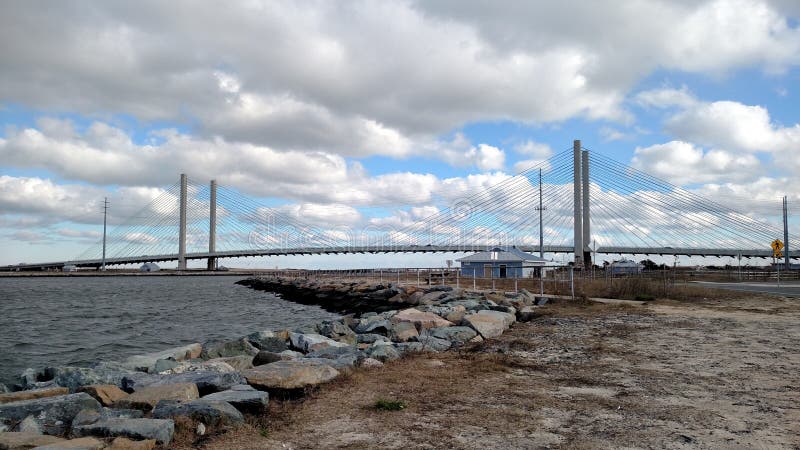 Indian River Bridge stock photo. Image of bridge, inlet - 64630908