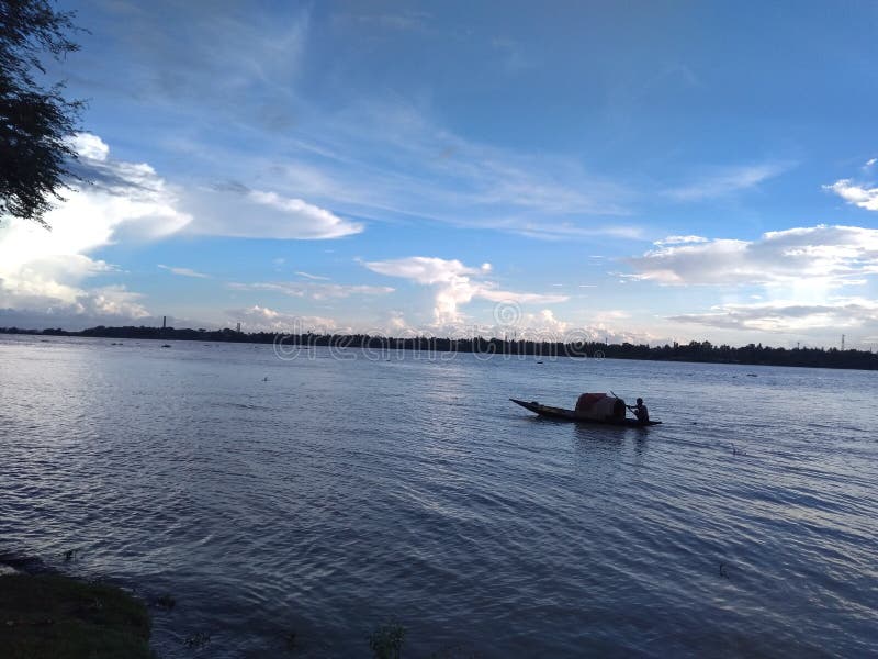 The Indian river of ganga stock photo. Image of neture - 121369858