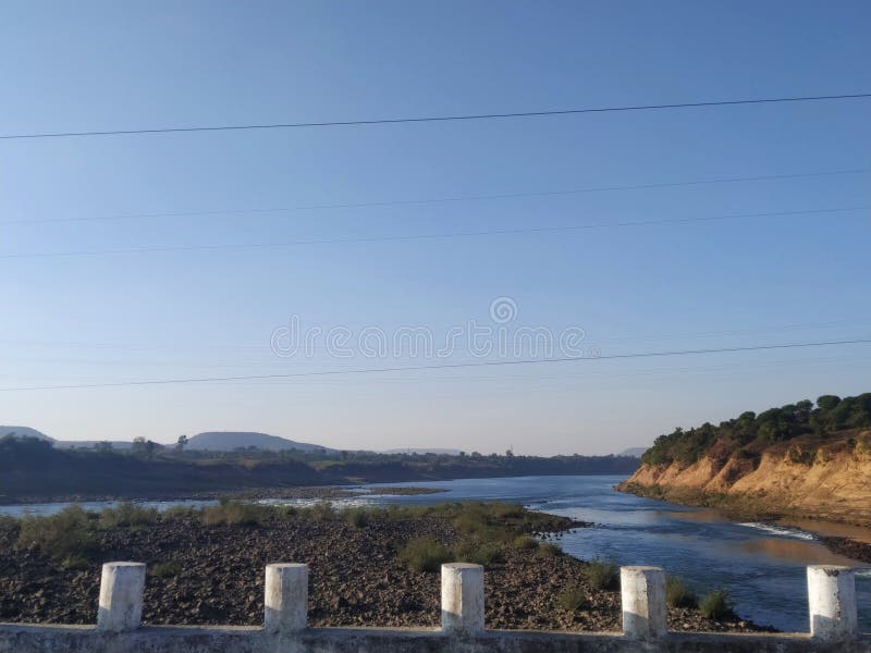 Indian River View on the Bridge Stock Image - Image of place, beutiful ...