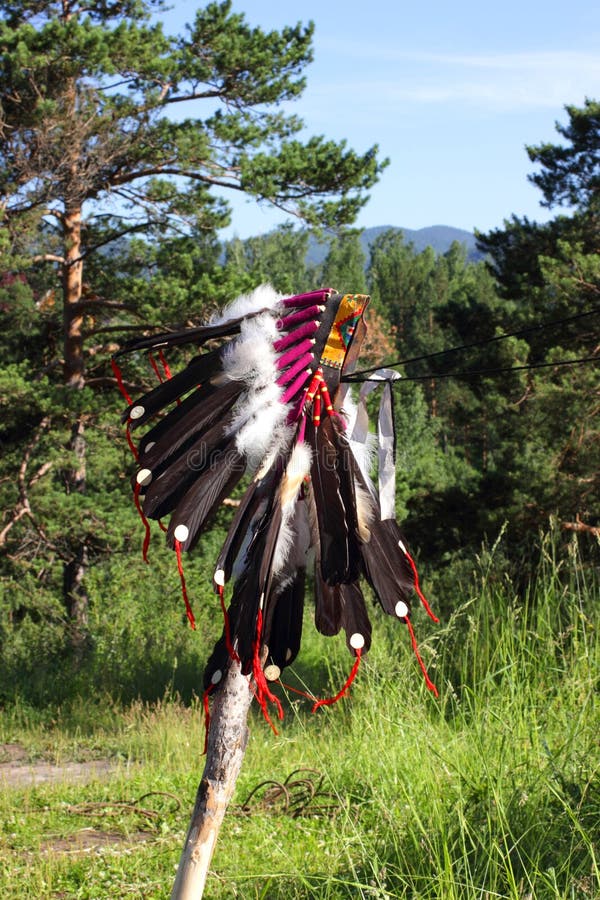 Indian Roach stock image. Image of injun, beauty, beautiful - 61628593