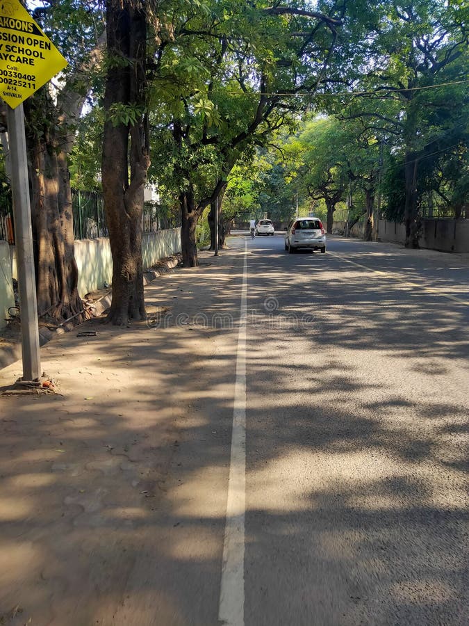 A Indian Road Side Scene with Nice Nature Editorial Stock Image - Image ...