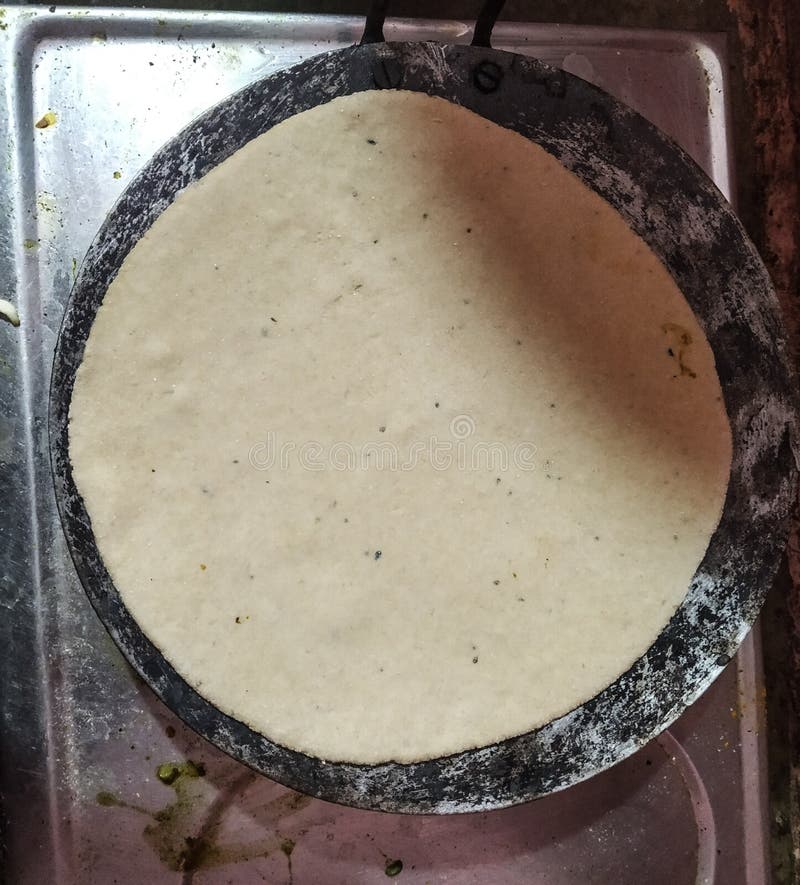 Indian Roti Made of Original Wheat Flour Stock Image - Image of indian ...