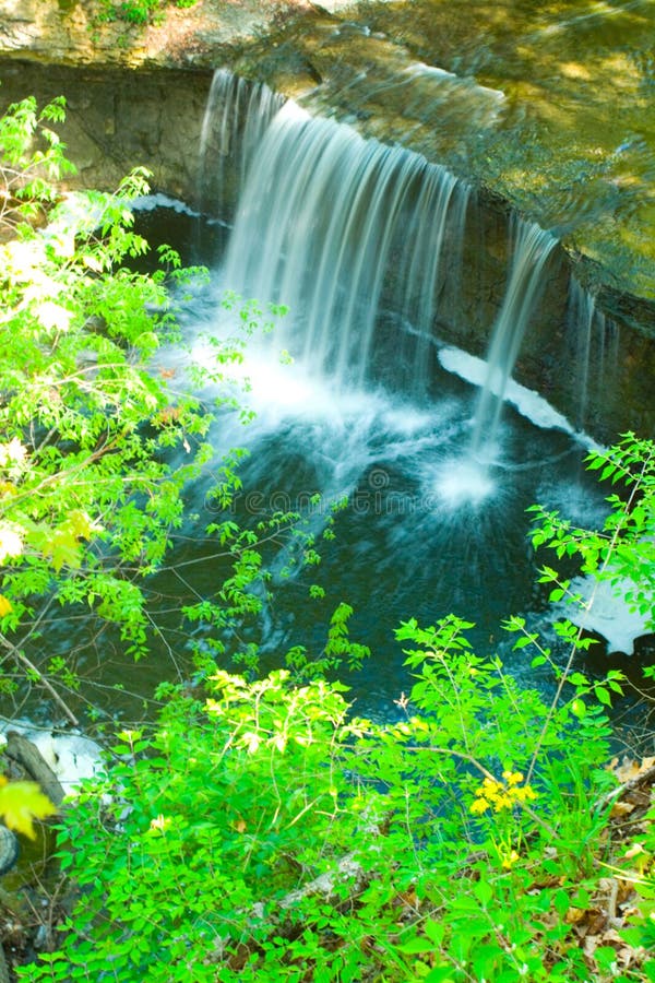 Indian Run Falls Park, Dublin, Ohio Stock Photo - Image of indian ...