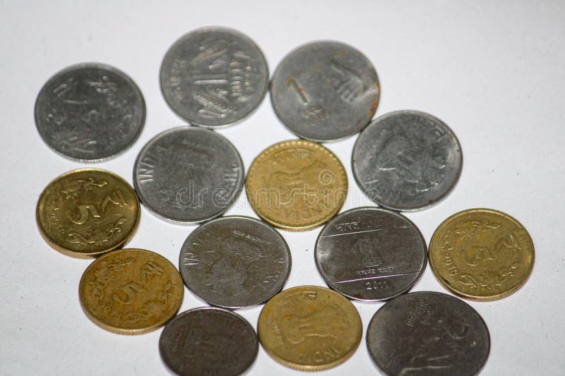 Indian Rupee Coin Obverse and Reverse, Money of India Stock Photo ...