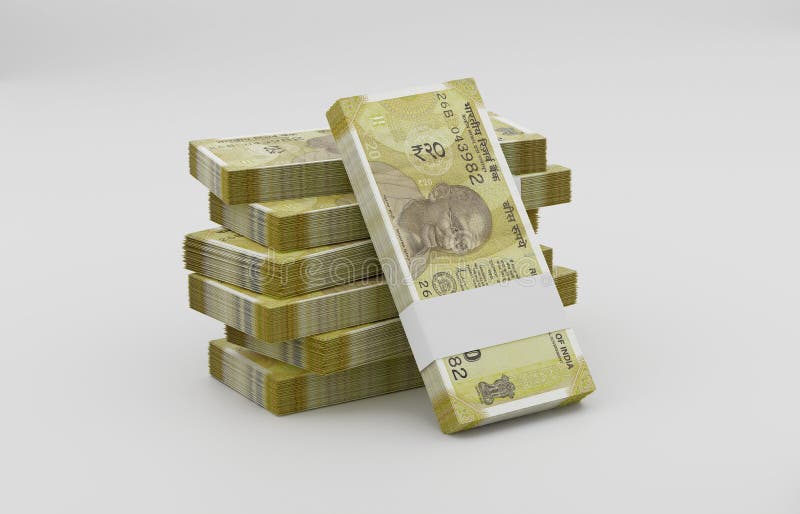 Indian Money 1000 Notes Bundles