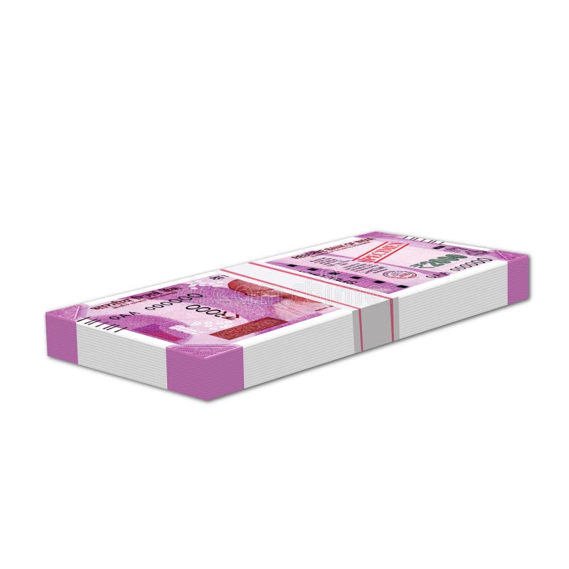 Indian Rupee 2000 Currency Note Bundles, Stack of Money Stock Image ...
