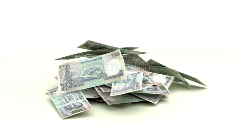 Falling Indian Rupee Coin 3D Animation with Alpha Channel Stock Footage ...