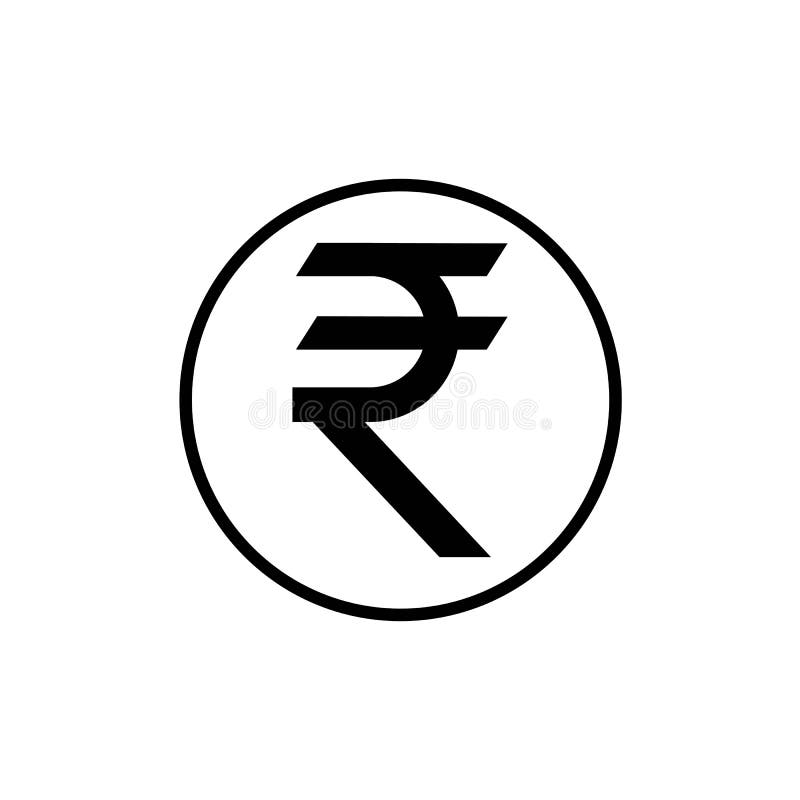Indian Rupee Icon. Indian Rupee Sign Vector Stock Vector - Illustration ...