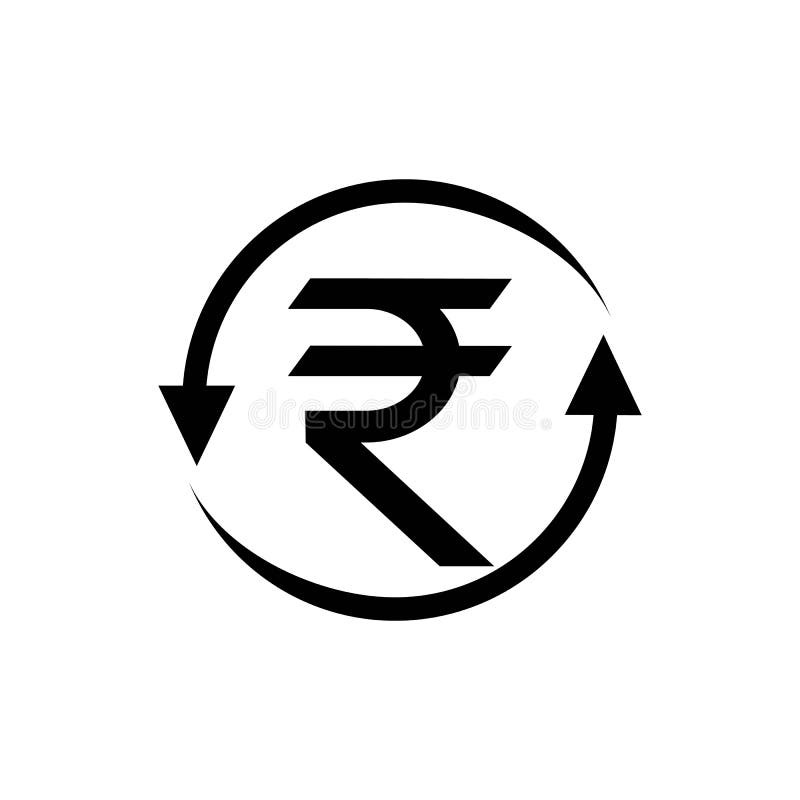 Indian Rupee Icon. Indian Rupee Sign Vector Stock Vector - Illustration ...