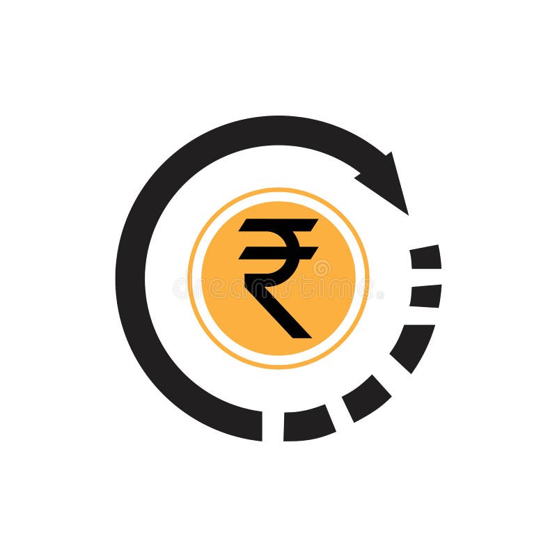 Indian Rupee Icon. Indian Rupee Sign Vector Stock Vector - Illustration ...