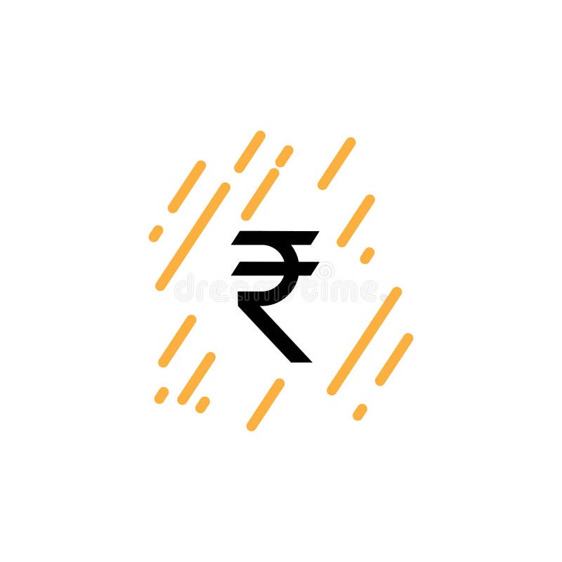 Indian Rupee Icon. Indian Rupee Sign Vector Stock Vector - Illustration ...