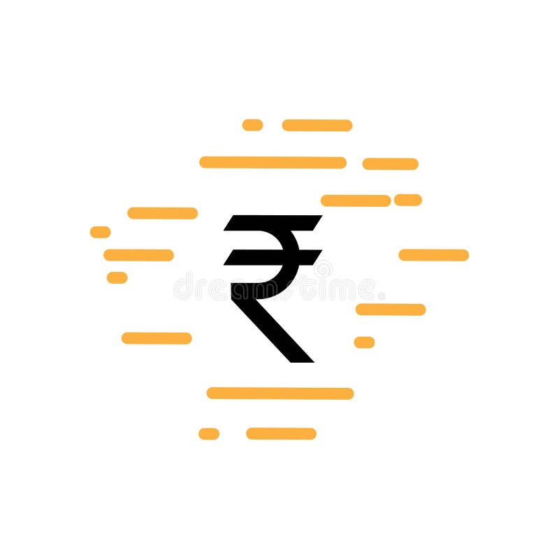 Indian Rupee Icon. Indian Rupee Sign Vector Stock Vector - Illustration ...