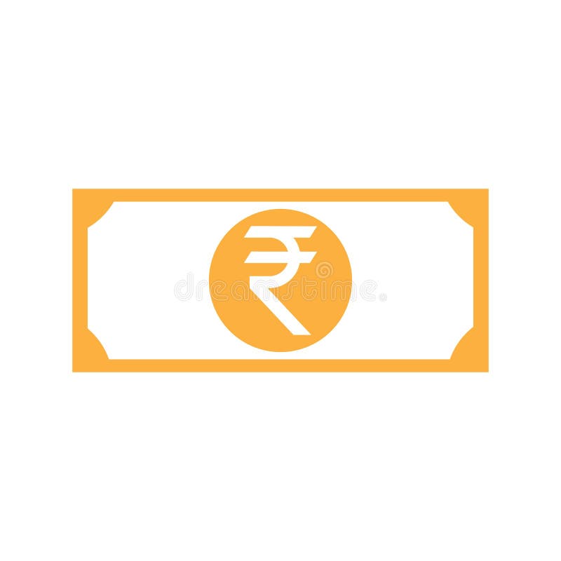 Indian Rupee Icon. Indian Rupee Sign Vector Stock Vector - Illustration ...