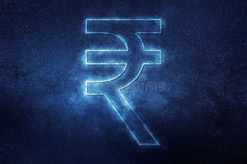 Indian Rupee, INR Rupee Currency, Monetary Currency Symbol Stock ...
