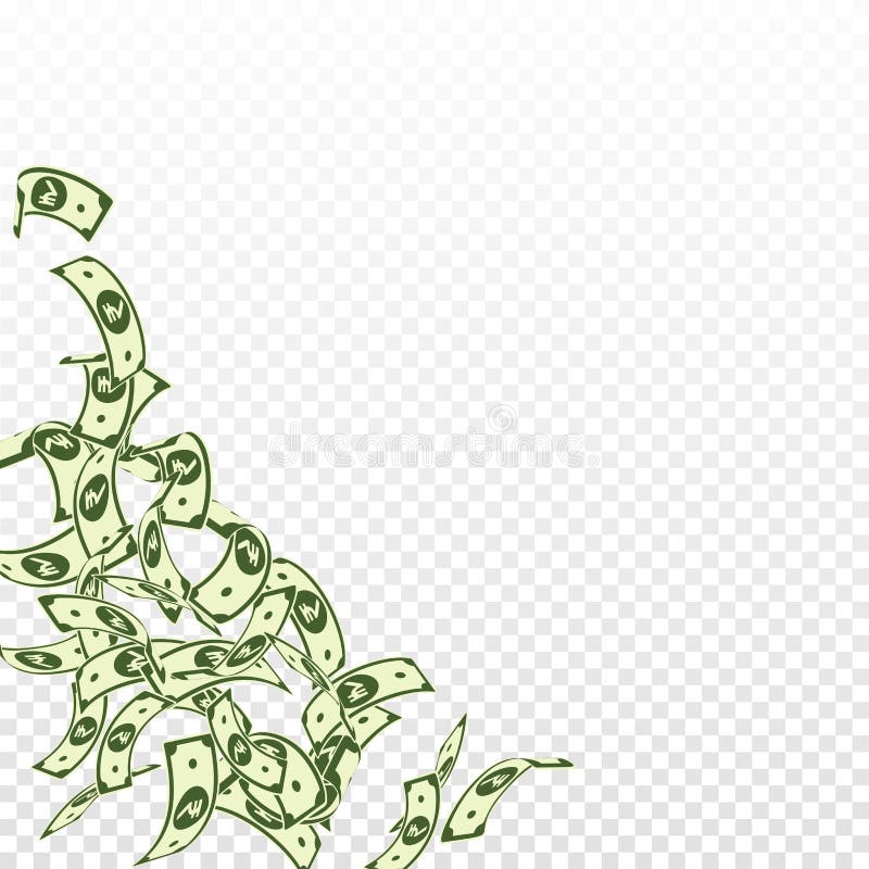 Indian Rupee Falling Set, Animation Ready. INR Paper Notes Flying in ...