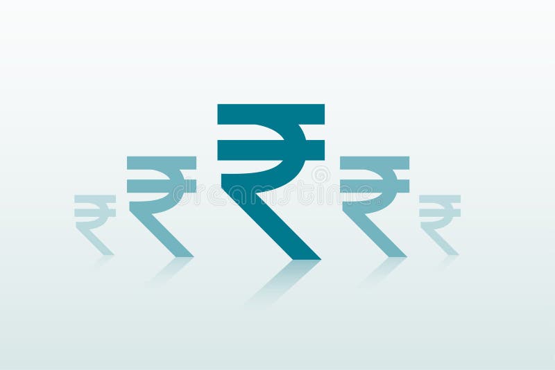 Indian Rupee Sign Banner for Digital Payment Ecosystem Stock Vector ...