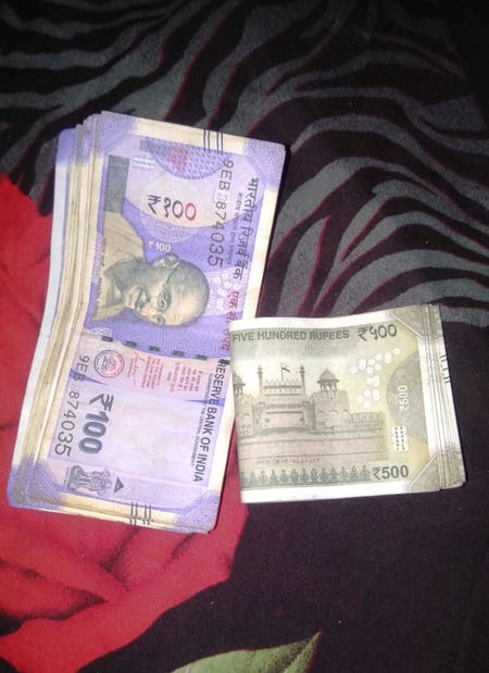 Indian rupees 100 500 stock image. Image of rupees, currency - 254945259