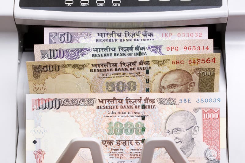 Indian Rupees Counting Machine Stock Photos - Free & Royalty-Free Stock ...