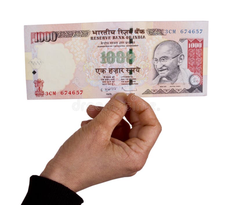 Indian rupees stock photo. Image of indian, holding, cash - 34661680