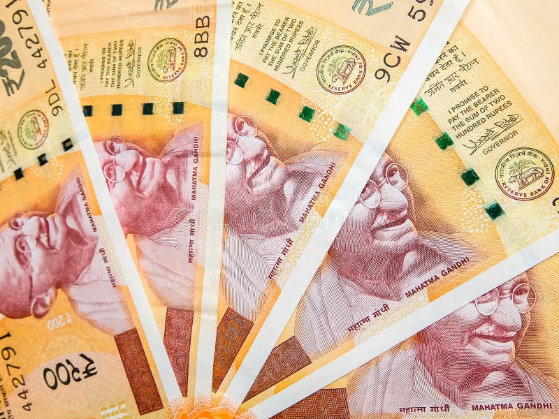 Indian rupees, new notes. stock image. Image of paper - 127817363