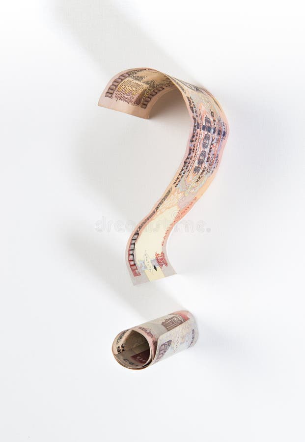 Indian Rupees Question Mark Stock Photo - Image of doubt, curious: 38410198