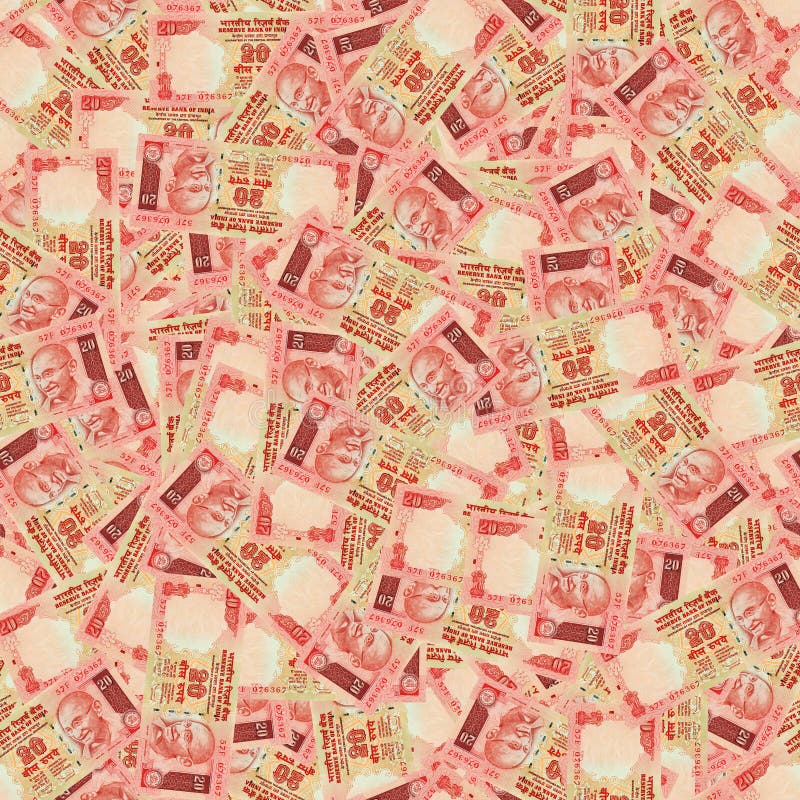 Indian Rupees Seamless Texture Stock Photo - Image of money, seamless ...